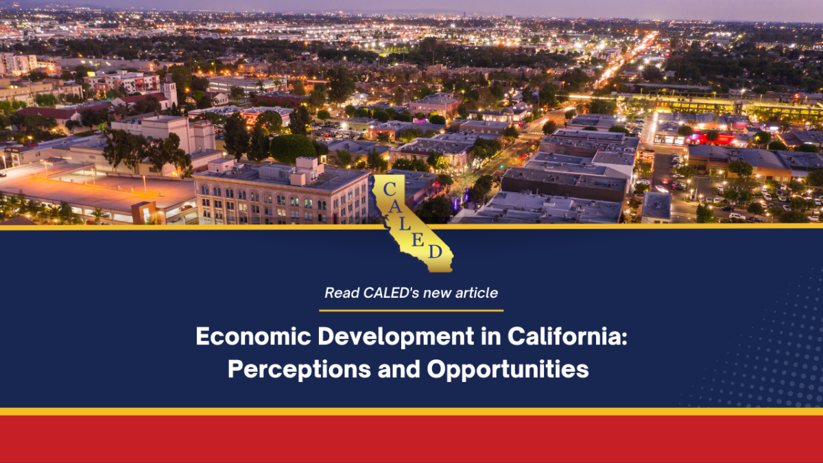 Economic development in California: Perceptions and opportunities ...